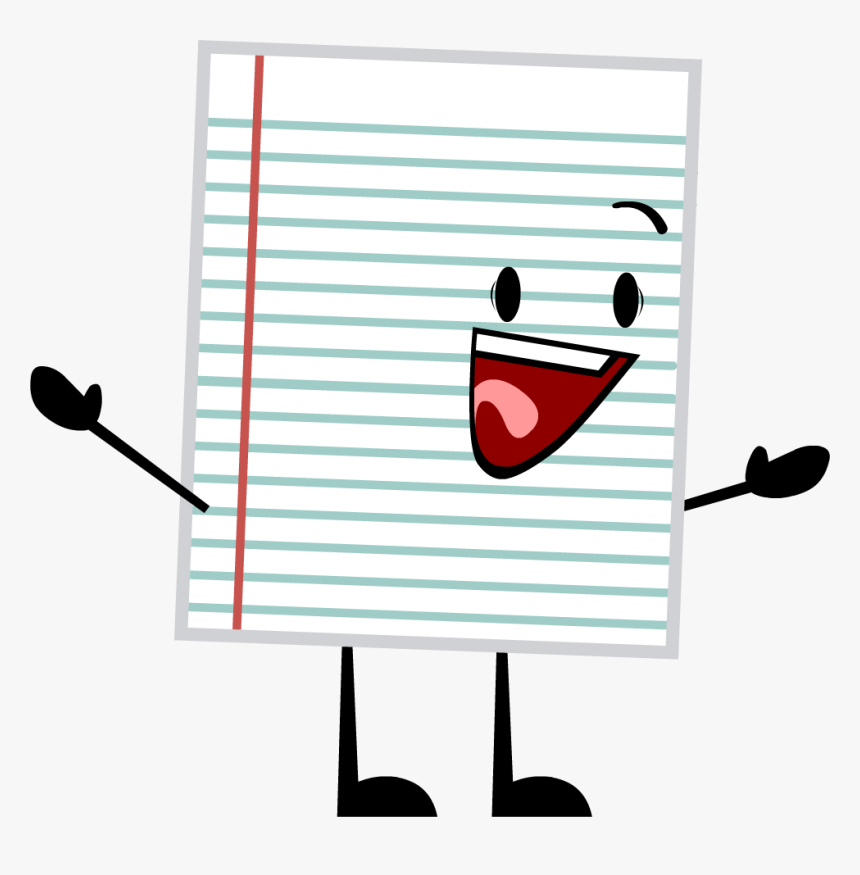Png Notebook Paper - Object Invasion Notebook Paper, Transparent Png ...
