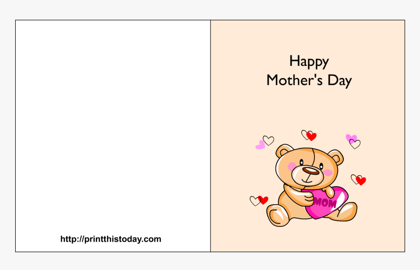 Mothers Day Cards For - Cartoon, HD Png Download , Transparent Png ...