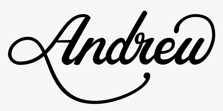 Andrew Calligraphy, HD Png Download , Transparent Png Image - PNGitem
