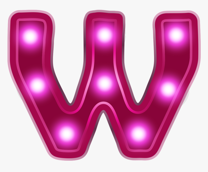 W Transparent Neon - Letter W Neon Png, Png Download , Transparent Png ...