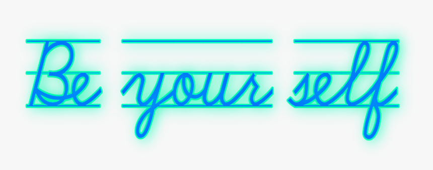 Be Your Self 🙂 - Calligraphy, HD Png Download , Transparent Png Image ...