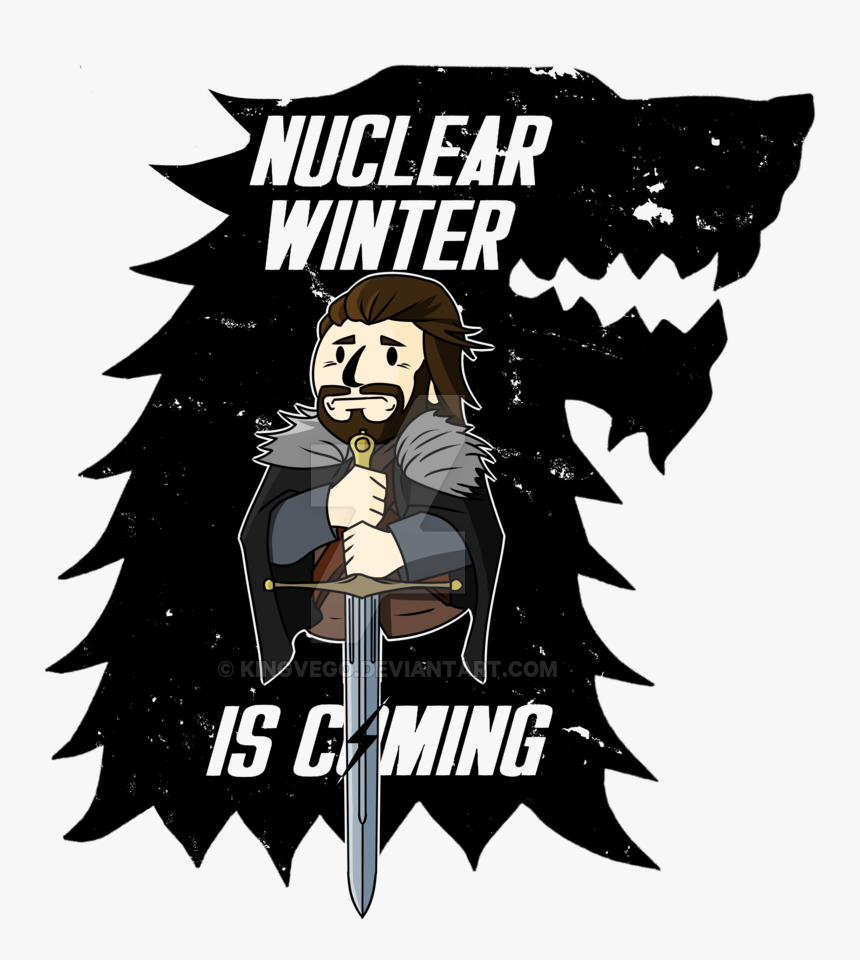 Adorable Winter Is Coming T-shirt Design By Kingvego - Cartoon, HD Png ...