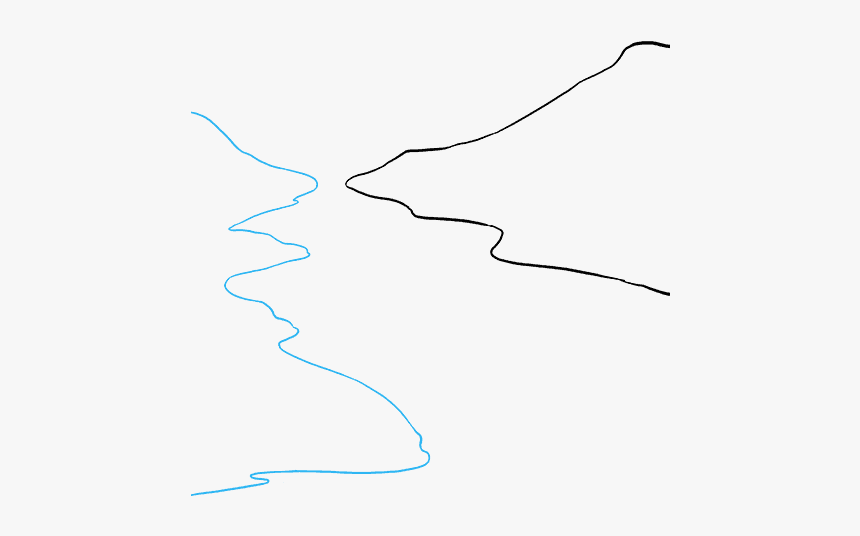How To Draw River - Sketch, HD Png Download , Transparent Png Image ...