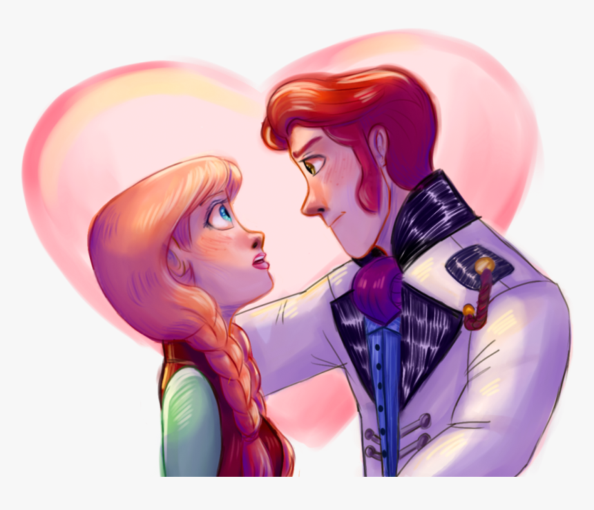 Anna And Hans - Cartoon, HD Png Download , Transparent Png Image - PNGitem