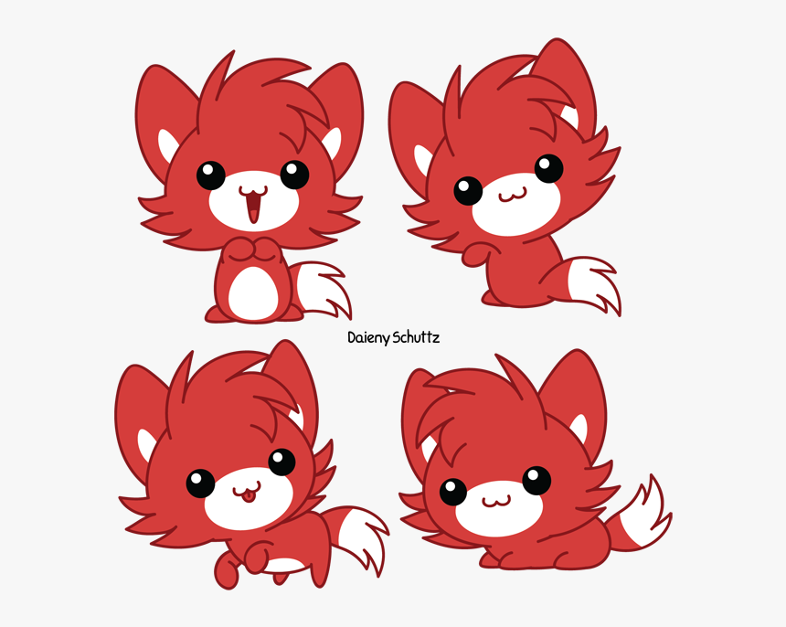 Chibi Fox By Daieny, HD Png Download , Transparent Png Image - PNGitem