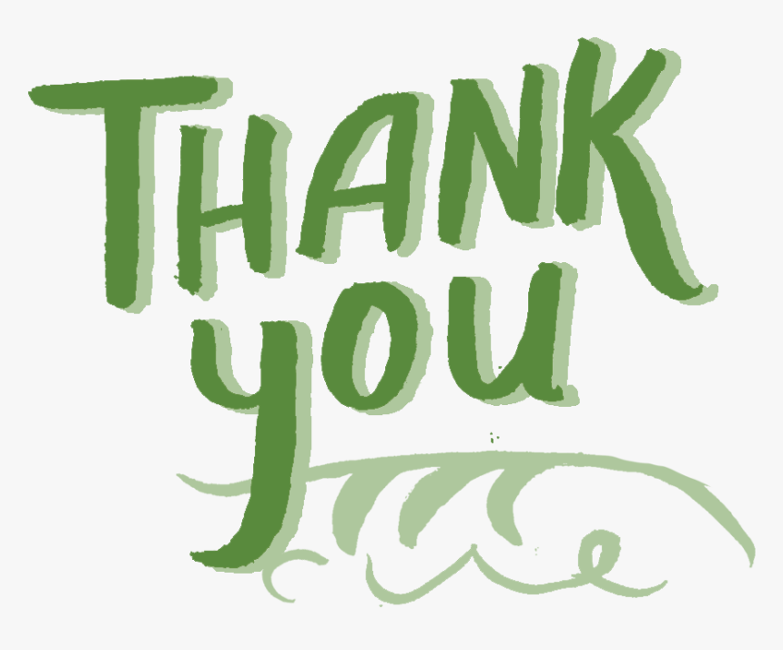 Thankyougreen - Calligraphy, HD Png Download , Transparent Png Image ...