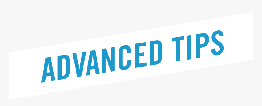 Advanced Tips Banner Text - Graphic Design, HD Png Download ...