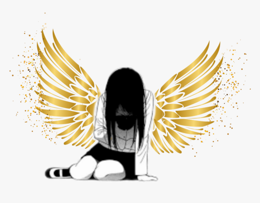 #cry - Gold Angel Wings Vector, HD Png Download , Transparent Png Image ...