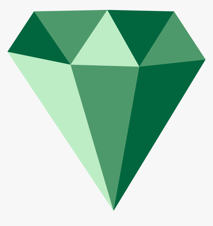 Emerald Vector Garnet Stone - Mlp Emerald Cutie Mark, HD Png Download ...