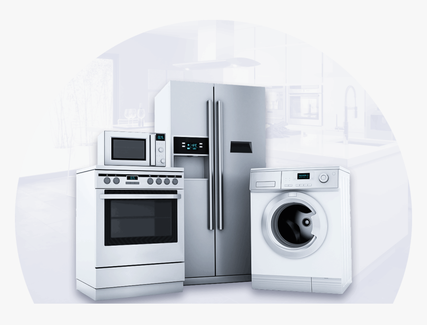 A C & Refrigerator & Washing Machine, HD Png Download , Transparent Png ...