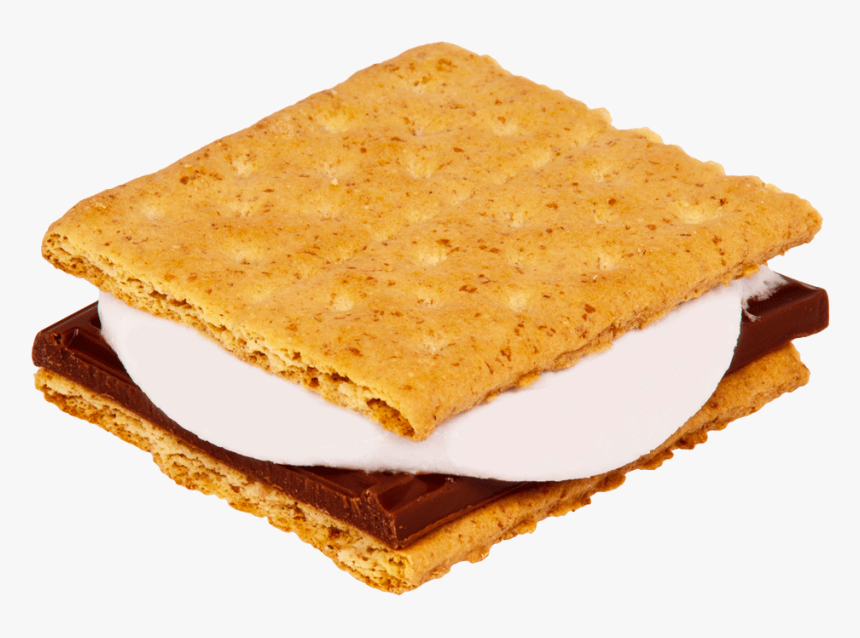 Sticker Transparent Food - Graham Cracker With Chocolate And ...