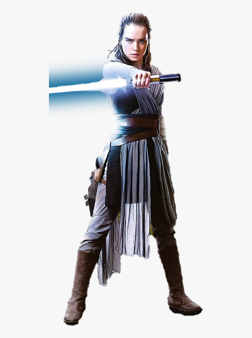 Rey The Last Jedi Png - Star Wars Rey Png, Transparent Png ...