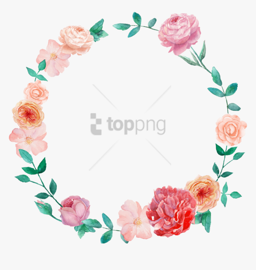 Wreath Png Watercolor Wreath Png Watercolor - Watercolor Wreath Flower ...
