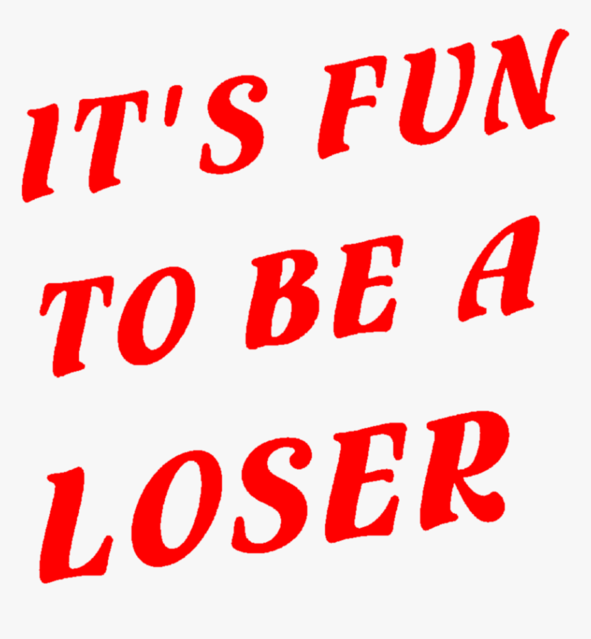 Loser Text Freetoedit Sticker - Poster, HD Png Download , Transparent ...