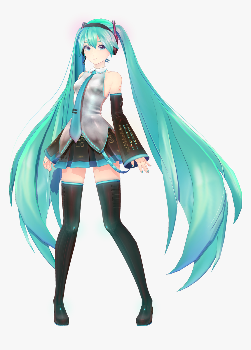 Jpg Transparent Miku Drawing Realistic - Hatsune Miku V4, HD Png ...