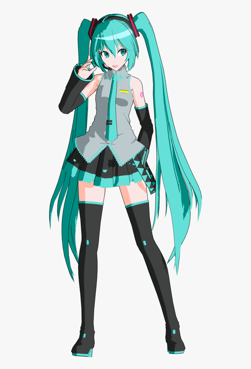 Hatsune Miku Mmd Tda, HD Png Download , Transparent Png Image - PNGitem