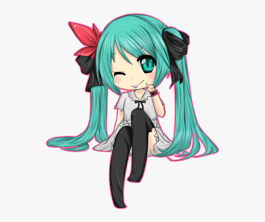 Color Miku By Lauespi - Cartoon, HD Png Download , Transparent Png ...