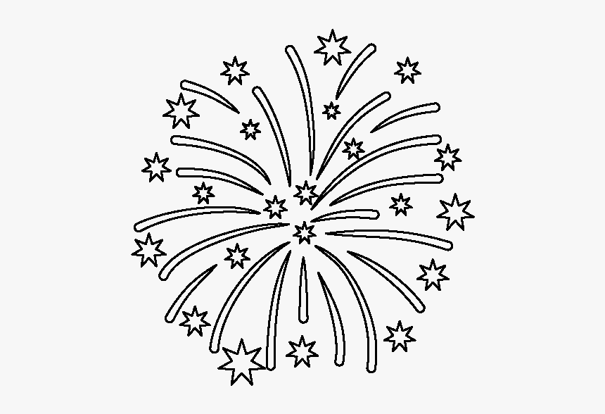 Pattern Use The Printable - Fireworks Printable, HD Png Download ...