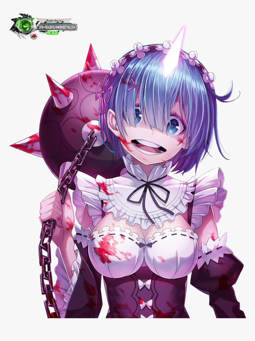 Rem Yandere, HD Png Download , Transparent Png Image - PNGitem