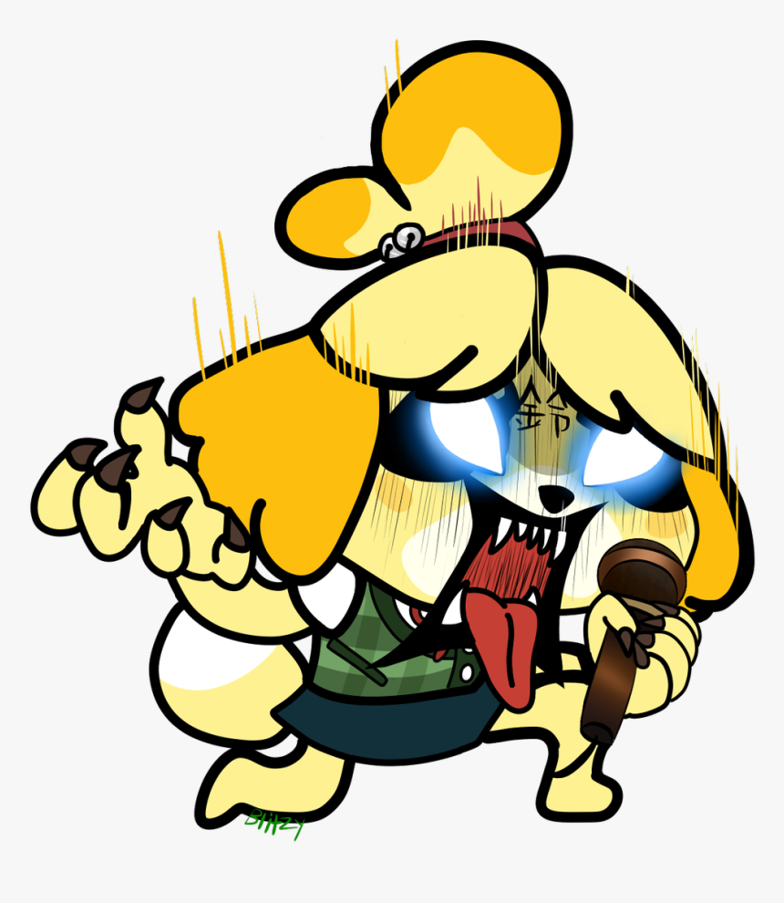 Aggretsuko And Isabelle, HD Png Download , Transparent Png Image - PNGitem