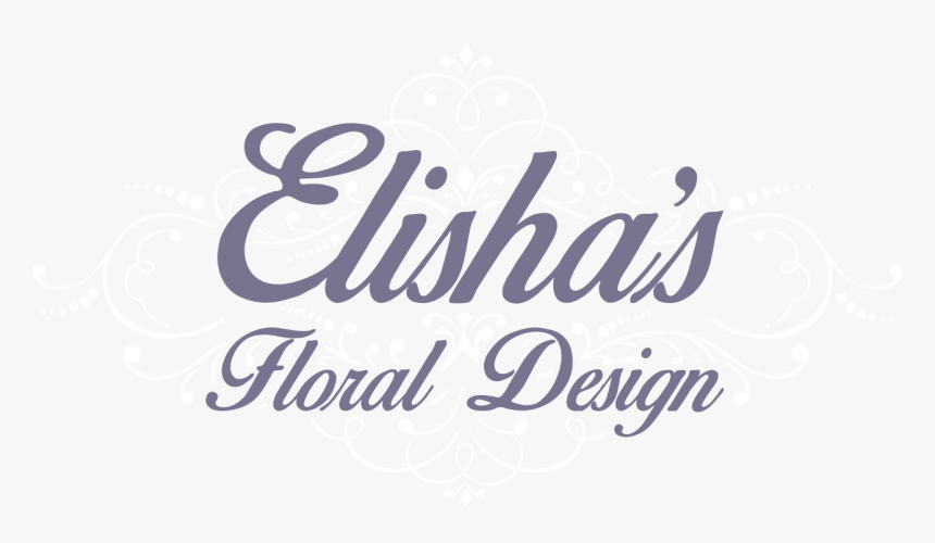 Elisha S Floral Design - Calligraphy, HD Png Download , Transparent Png ...