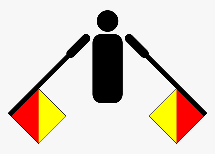 Symbol Of Nuclear Disarmament Clipart , Png Download - Semaphore Flag N ...