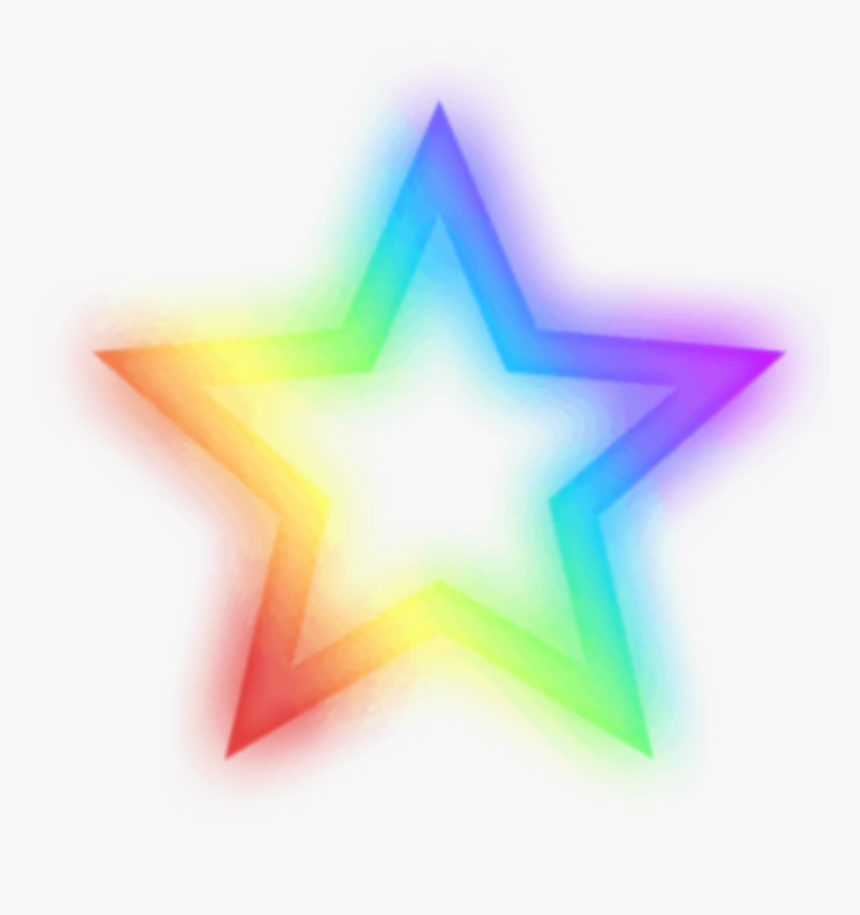 #ftestickers #star #rainbow, HD Png Download , Transparent Png Image ...