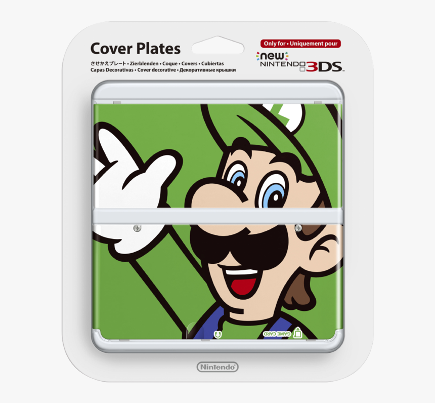 New Nintendo 3ds Cover Plates Luigi, HD Png Download , Transparent Png ...