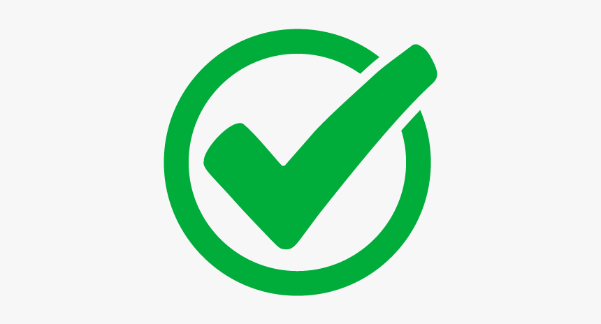 Green Check Mark Icon - Free Check Icon, HD Png Download , Transparent ...