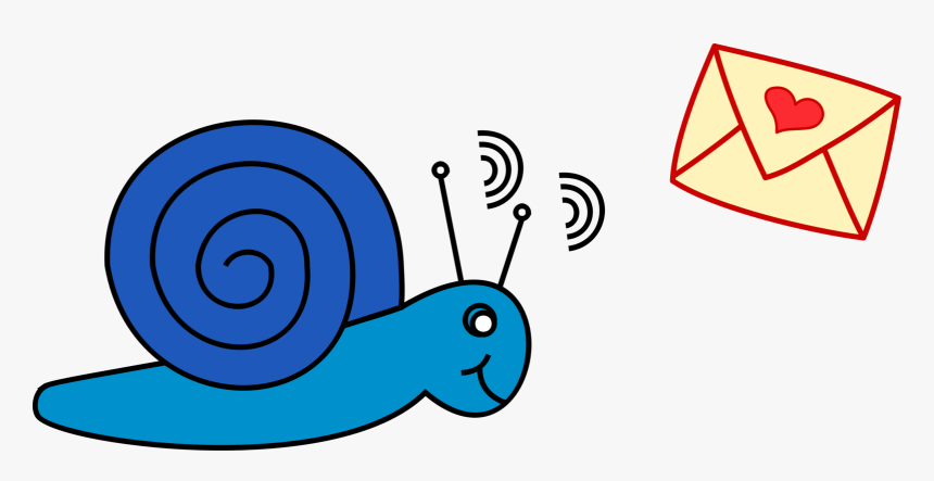 Mailbox Clipart Holiday - Snail Mail Clipart, HD Png Download ...