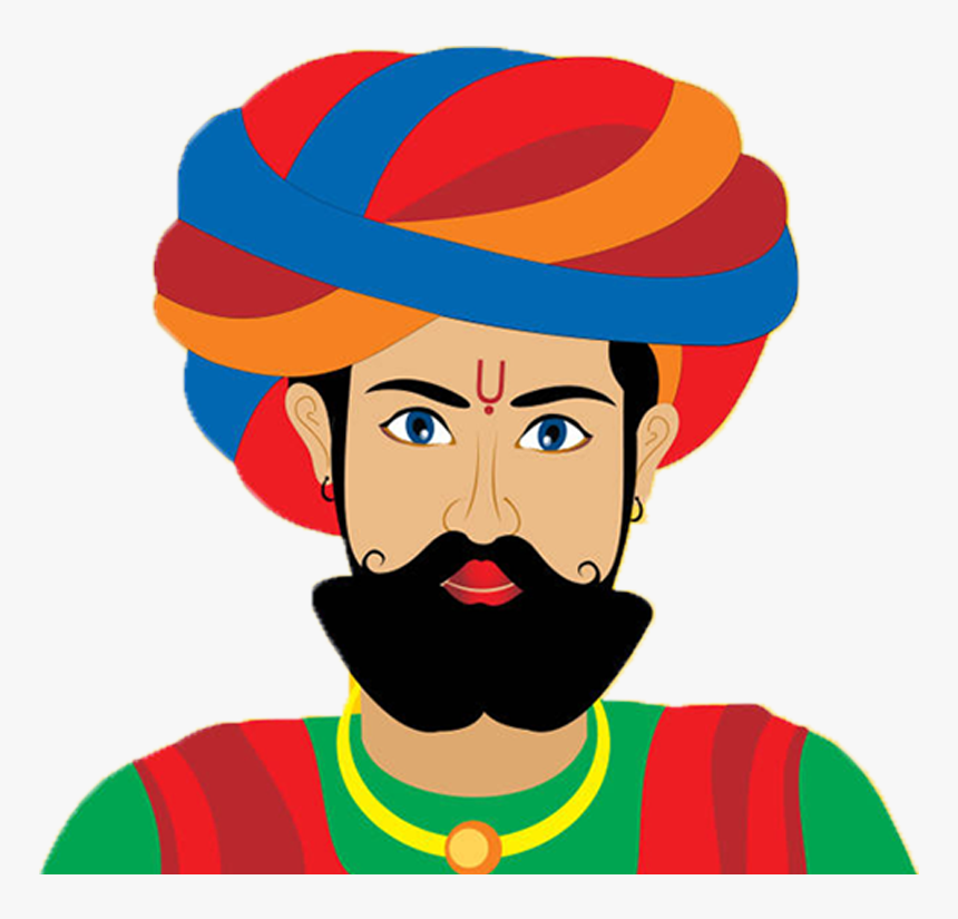 Rajasthani Pagri Vector Clipart , Png Download - Pagdi Rajasthan Pagdi ...