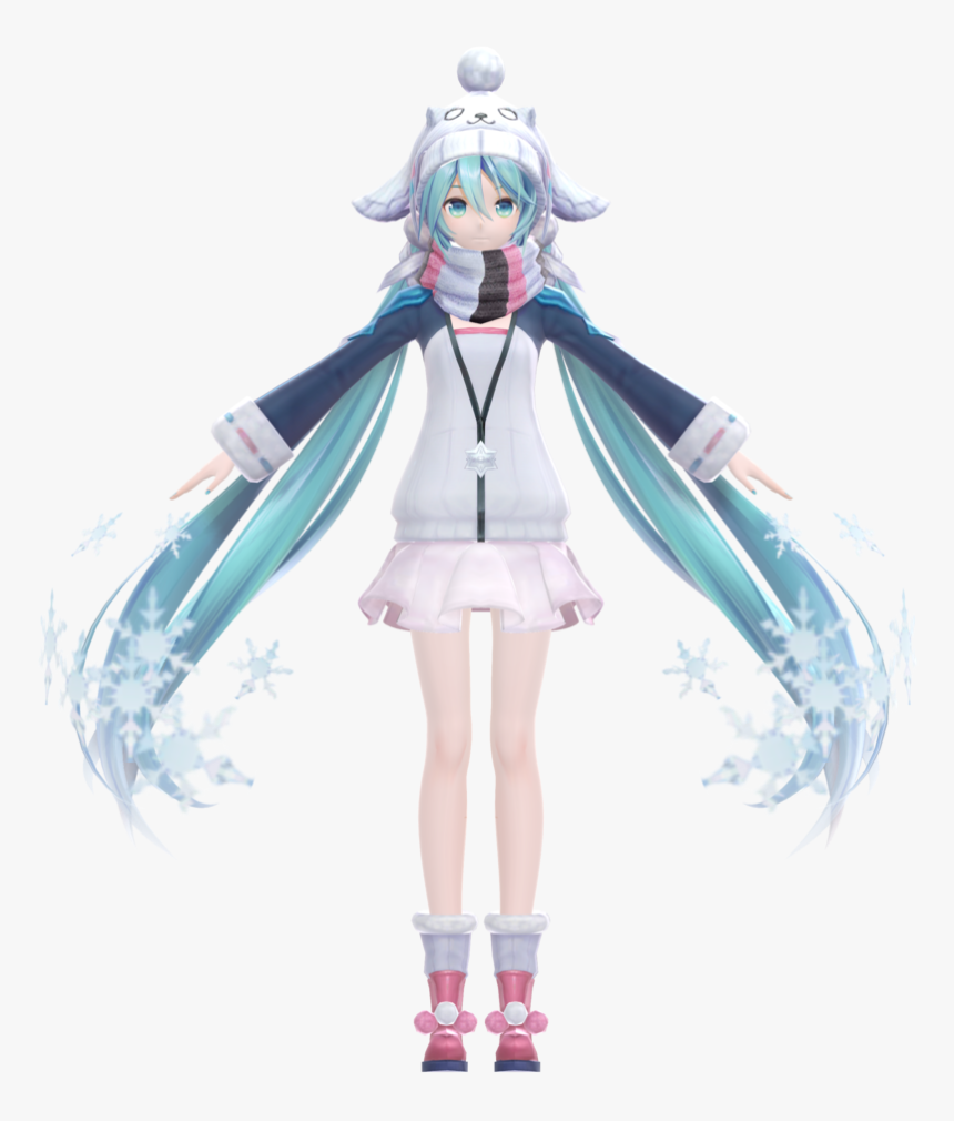 Mmd Yyb Miku Snow, HD Png Download , Transparent Png Image - PNGitem