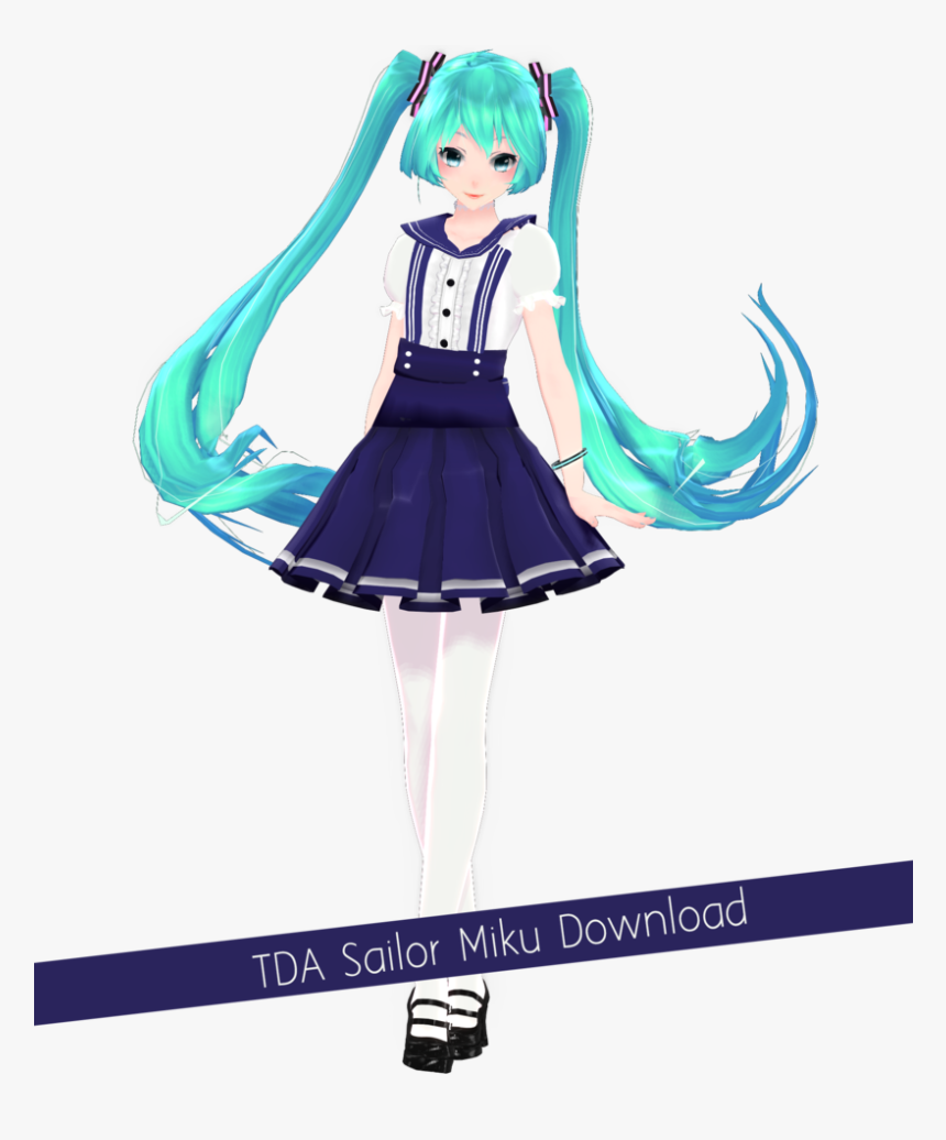 Miku School Uniform Mmd, HD Png Download , Transparent Png Image - PNGitem