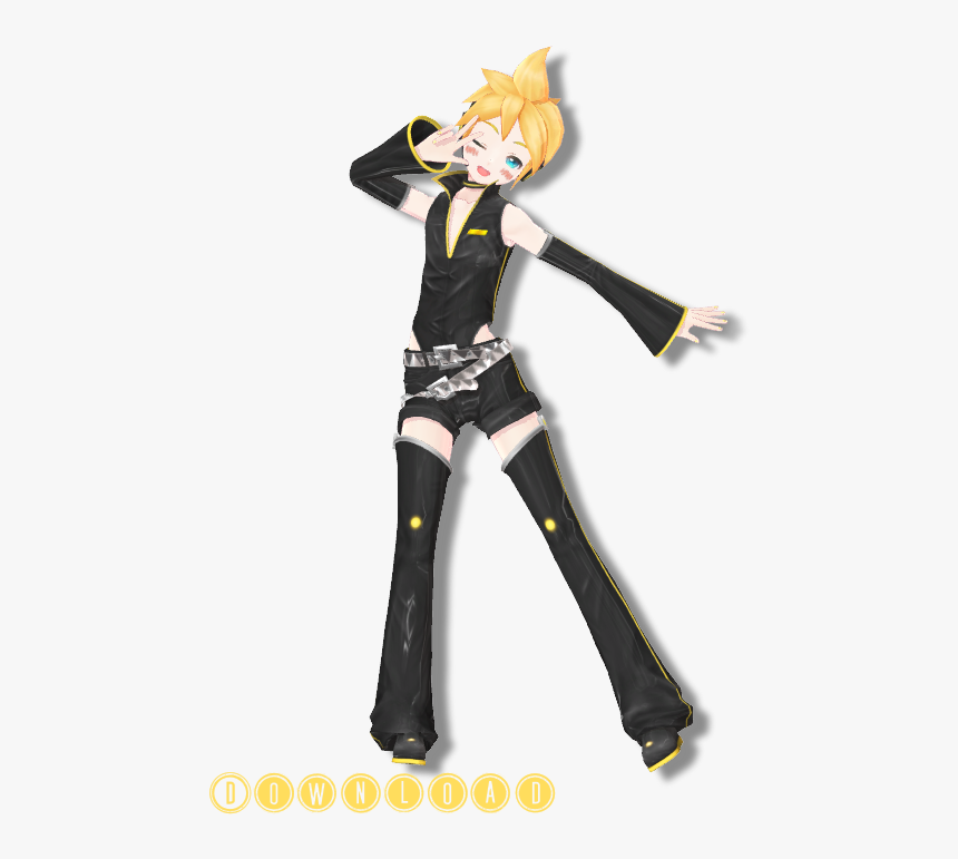 Mmd Len Yyb, HD Png Download , Transparent Png Image - PNGitem