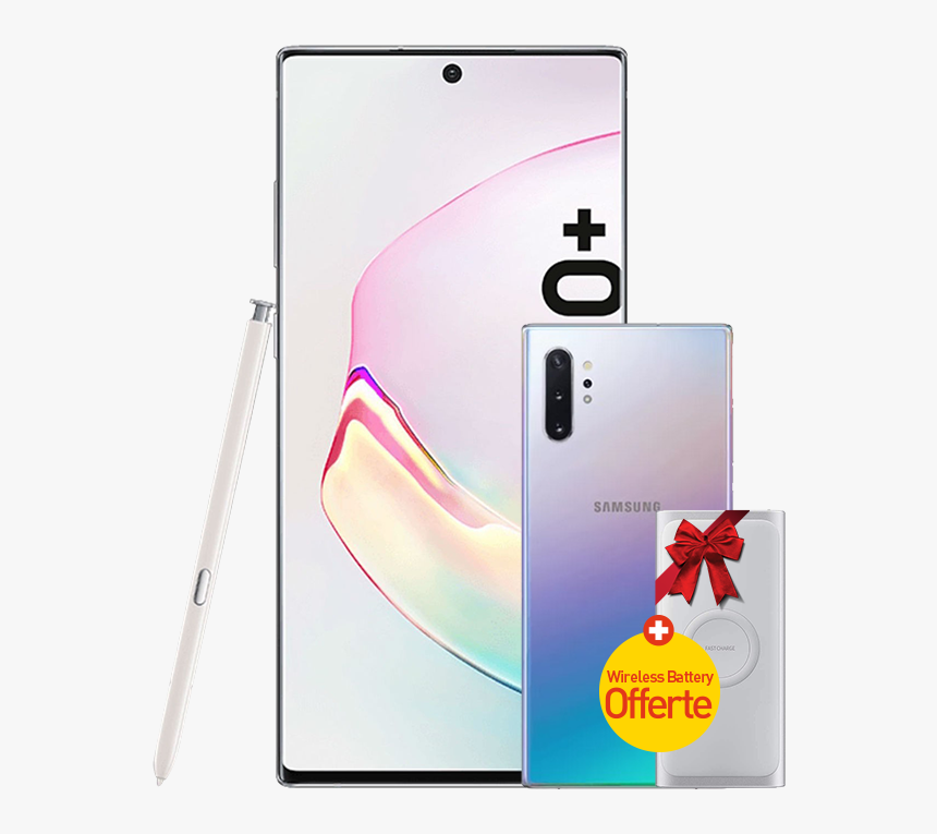 Samsung Galaxy Note 10 Plus - Note 10 White Glow, HD Png Download ...