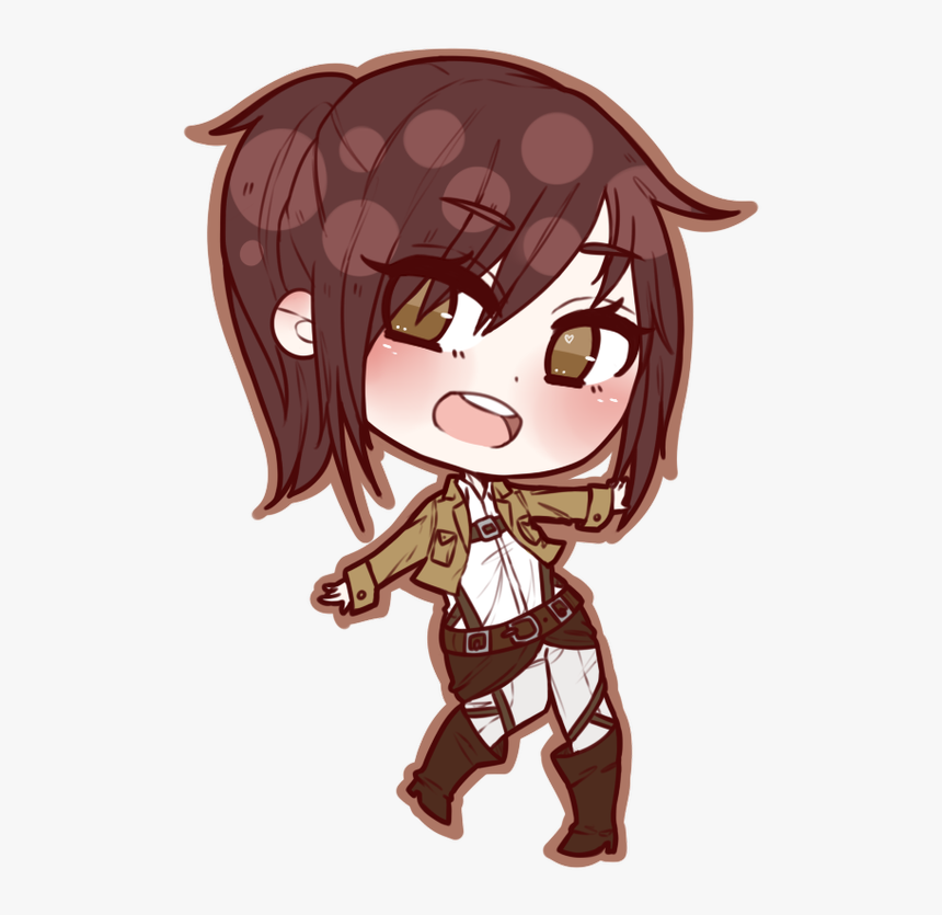 Chibi Sasha By Jasmiass On Deviantart - Sasha Chibi Attack On Titan, HD ...