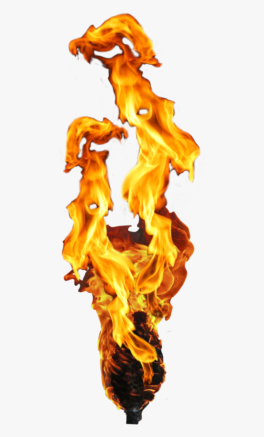 Fire Transparent Torch - Fire On Torch Png, Png Download , Transparent ...