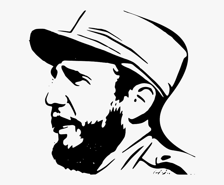 Drawing Fidel Castro Poster, HD Png Download , Transparent Png Image ...