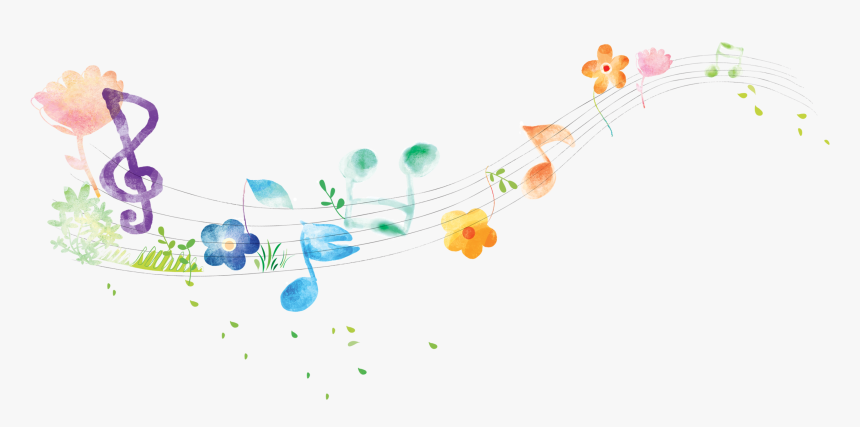 Colorful Musical Notes Png