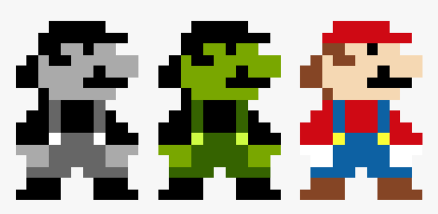 8 Bit Mario Vectors By Greenmachine987 On Deviantart, HD Png Download ...