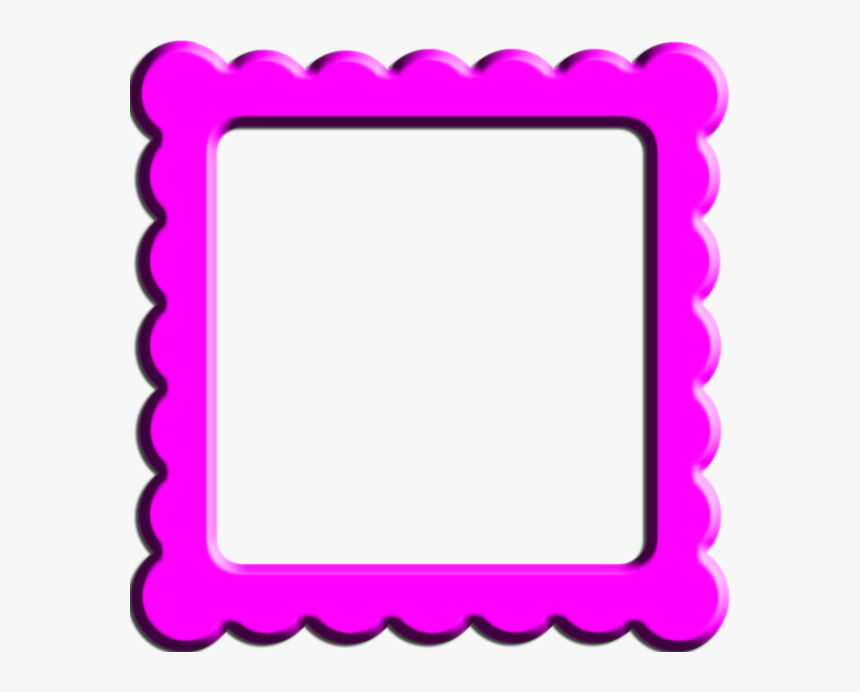 Square Clipart Solid - Pink Picture Frames Clipart, HD Png Download ...