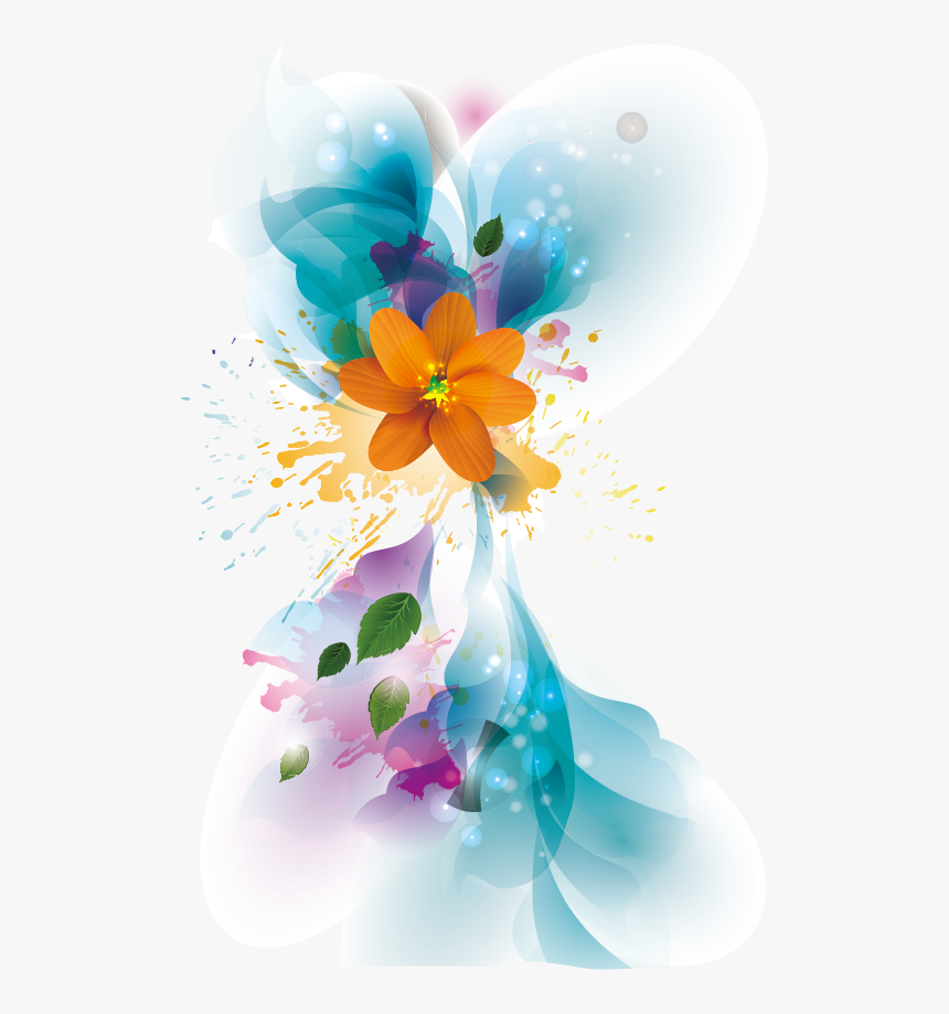 Colorful Flower Vector Png, Transparent Png , Transparent Png Image ...