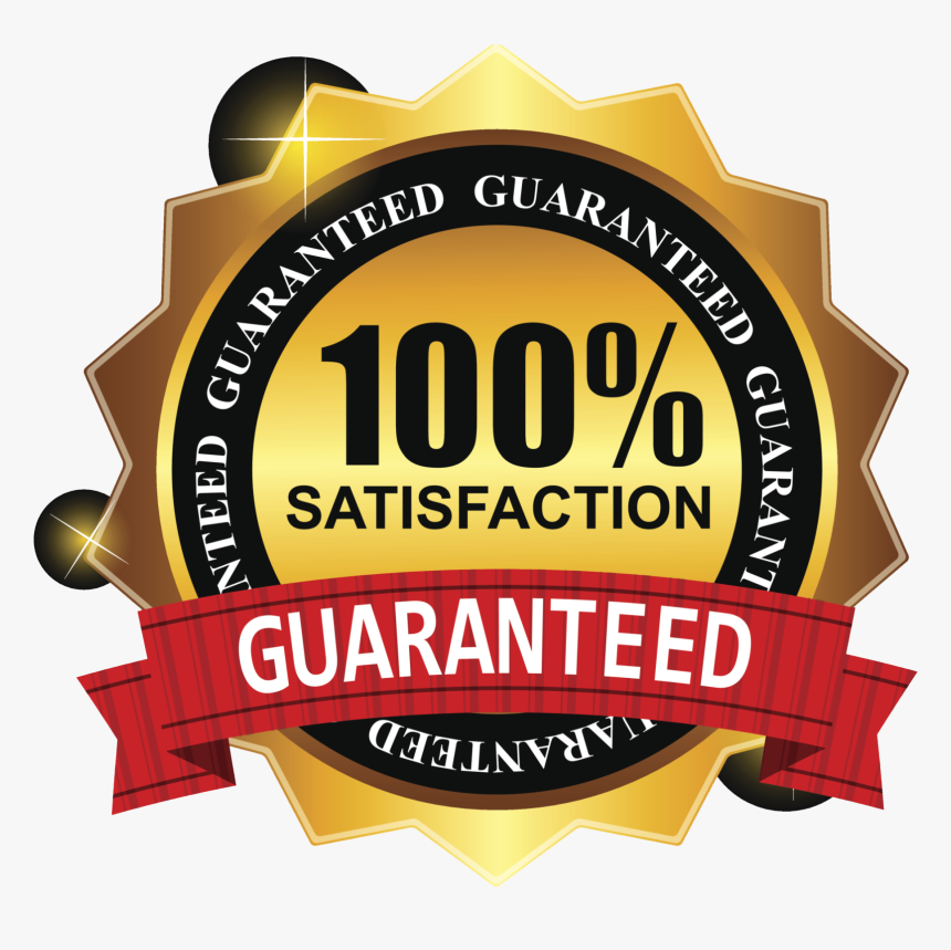 100 Satisfaction Guarantee Logo Png, Transparent Png , Transparent Png ...