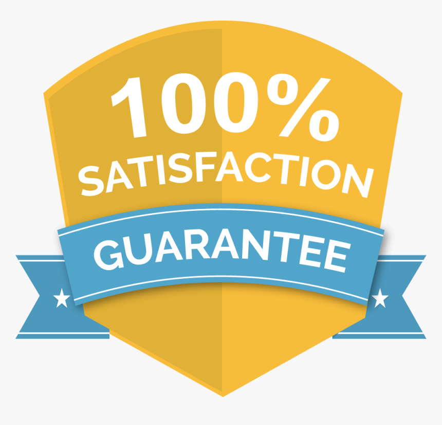 Satisfaction Guarantee - 100% Satisfaction Guarantee, HD Png Download ...
