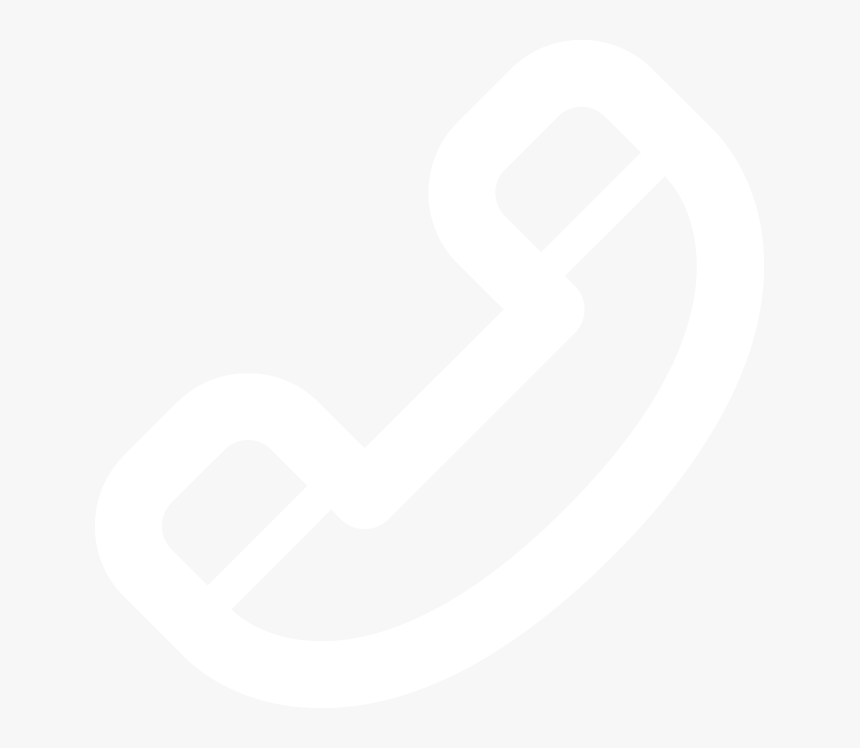 The Icon Is A White Telephone - Phone Line White Icon, HD Png Download ...