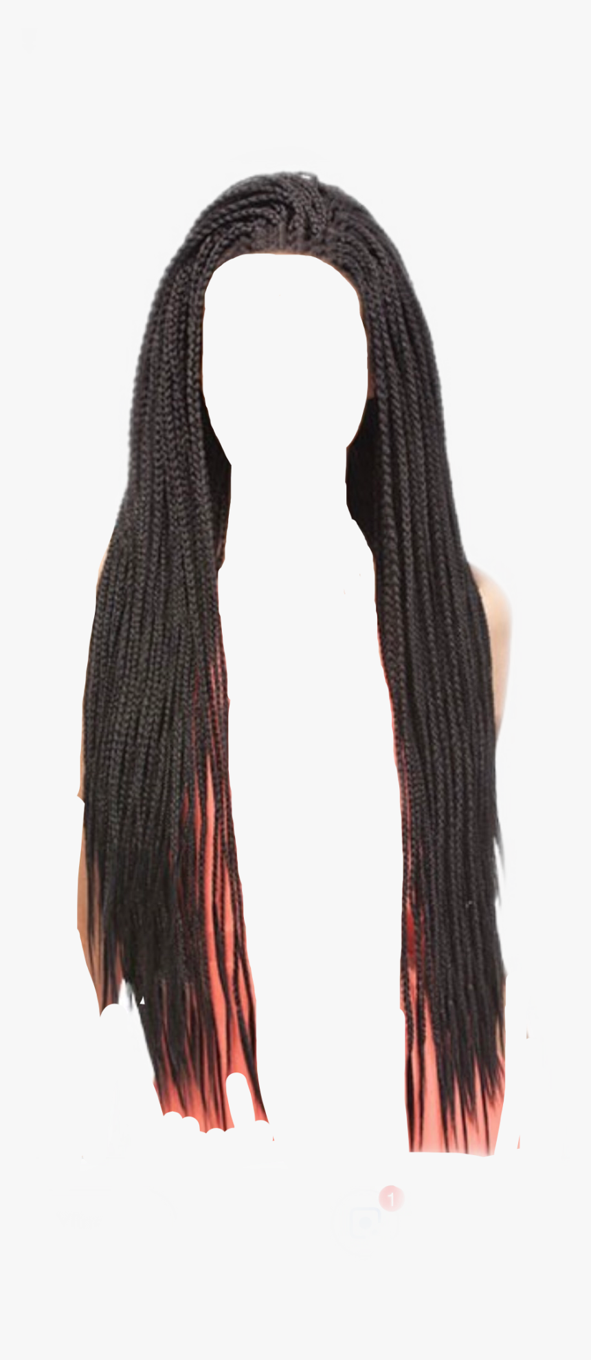 #boxbraids #freetoedit - Scarf, HD Png Download , Transparent Png Image ...