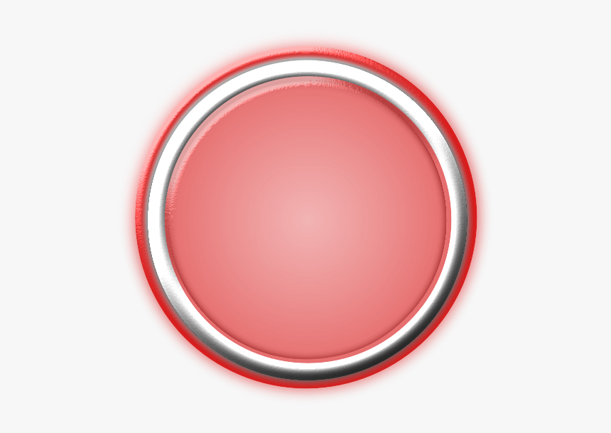 Red Button With Internal Light And Glowing Bezel - Neon Light Button ...