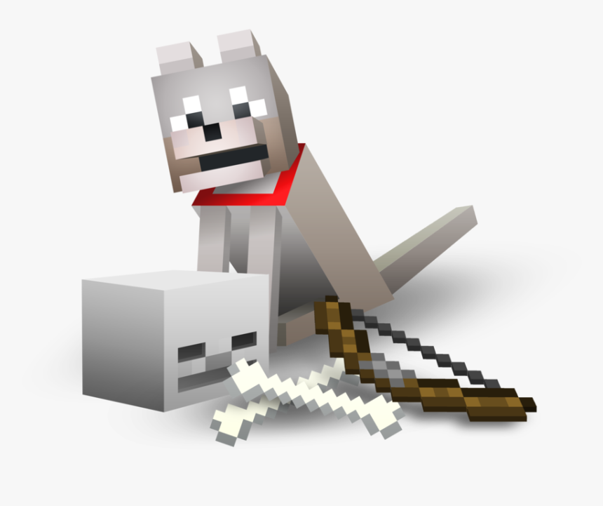 Minecraft Transparent Cute - Minecraft Wolf Render Png, Png Download ...