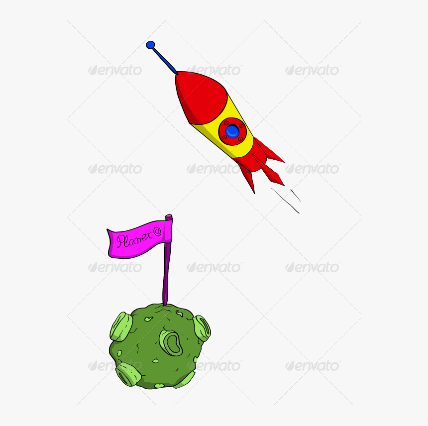 Transparent Cartoon Rocket Png - Illustration, Png Download ...