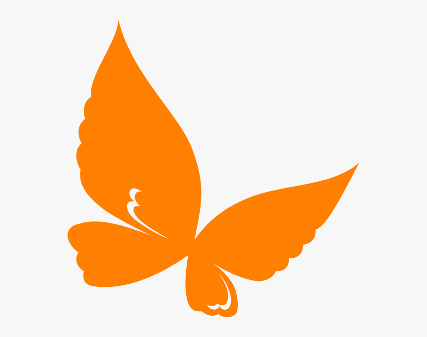 Orange Butterfly Vector Png, Transparent Png , Transparent Png Image ...